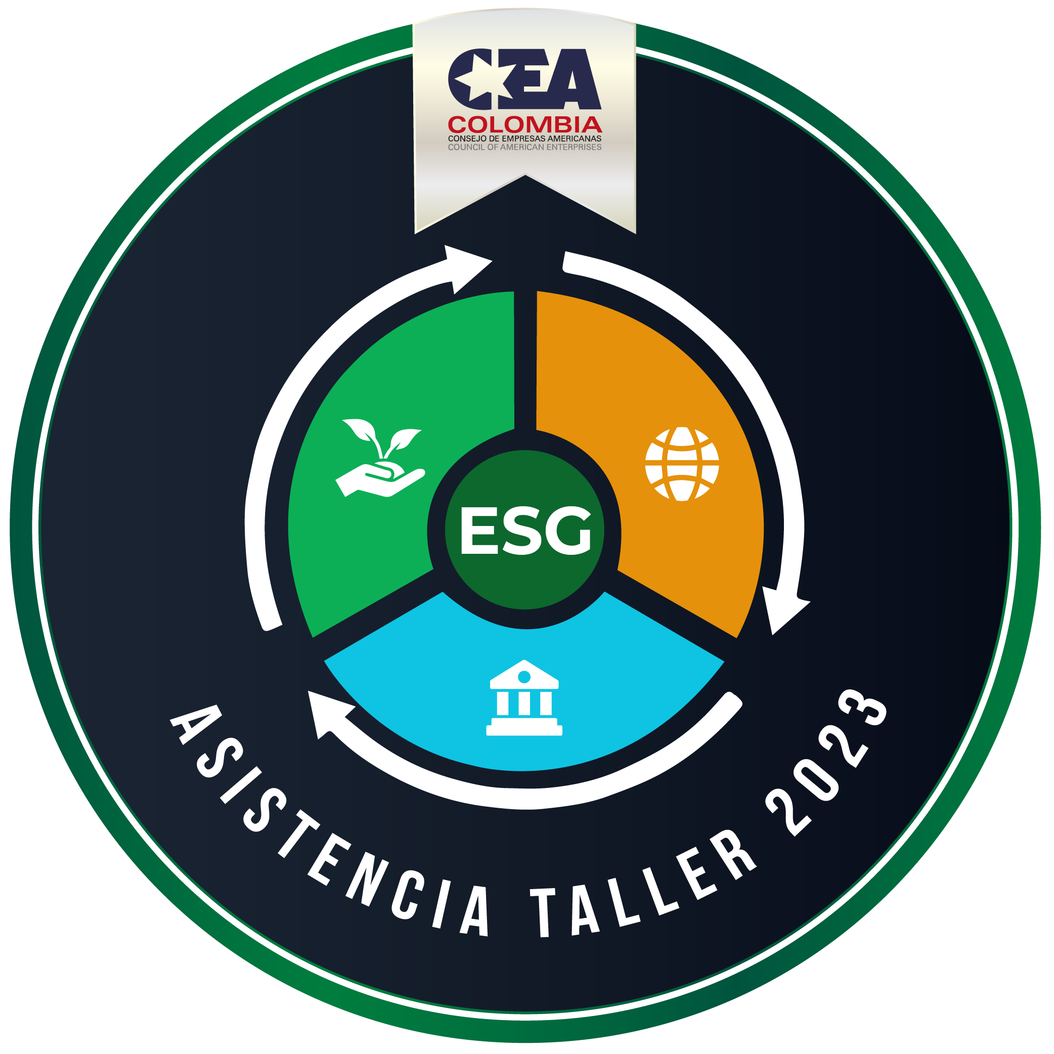 Asistencia a Talleres ESG - CEA Colombia fue emitido por CEA Colombia a ...