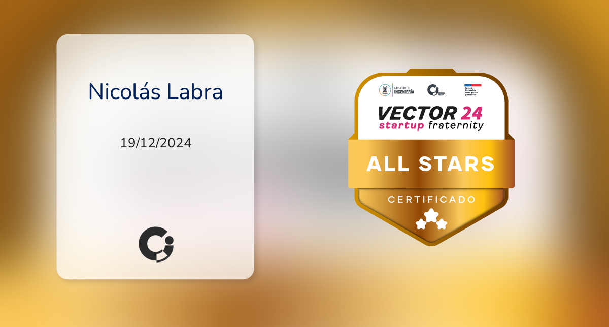 Vector All Star fue emitido por Centro de Innovación Facultad de Ingeniería Universidad de ...