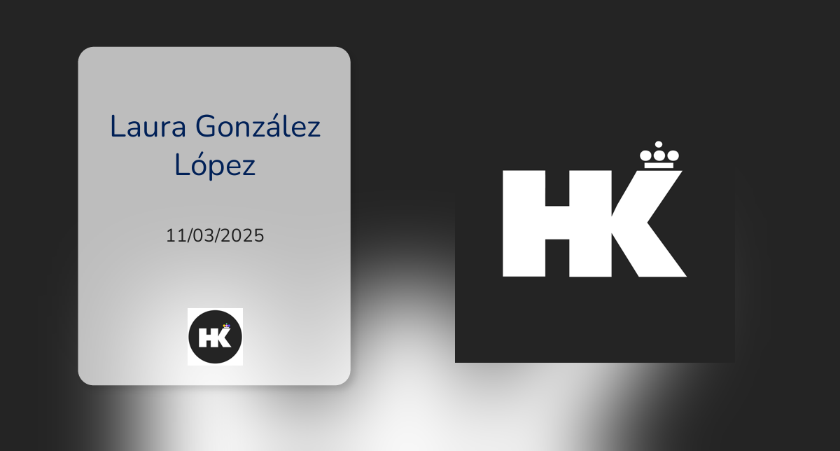 II Hackathon URJC fue emitido por Hackathon URJC a Laura González López.