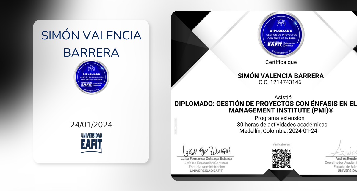 DIPLOMADO: GESTIÓN DE PROYECTOS CON ÉNFASIS EN EL PROJECT MANAGEMENT ...