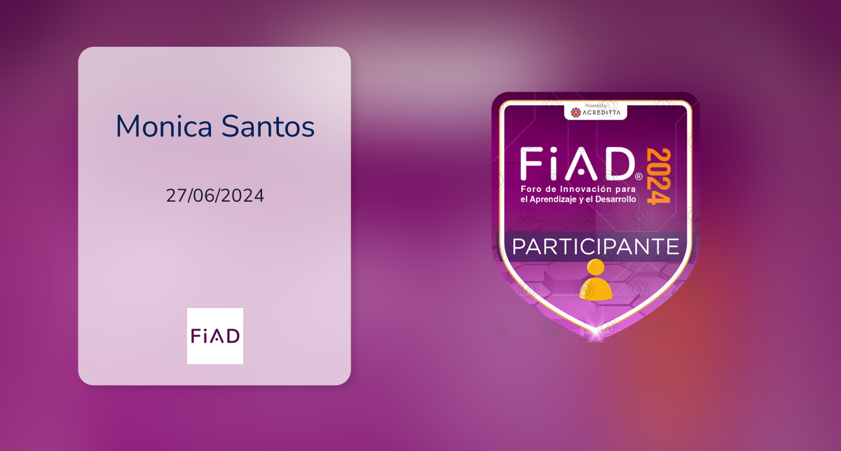 Participante Taller FiAD 2024 fue emitido por FiAD - Foro de Innovación ...
